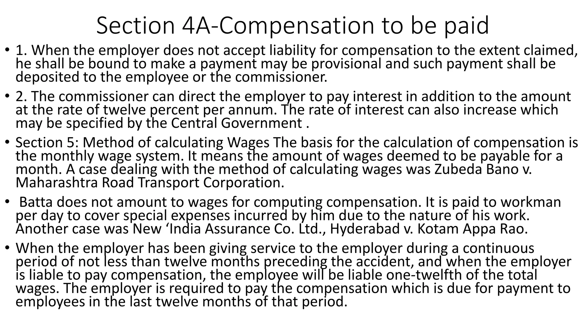 The Employee Compensation Act, 1923 | PPTX