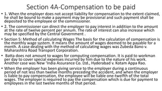 The Employee Compensation Act, 1923 | PPTX
