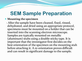 Scanning electron microscopy | PPTX