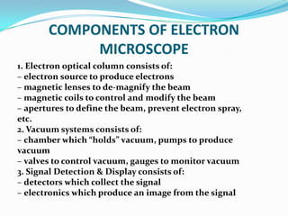 Scanning electron microscopy | PPTX
