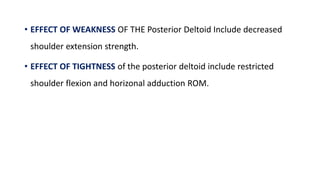 Pathomechanics of Glenohumeral joint | PPTX