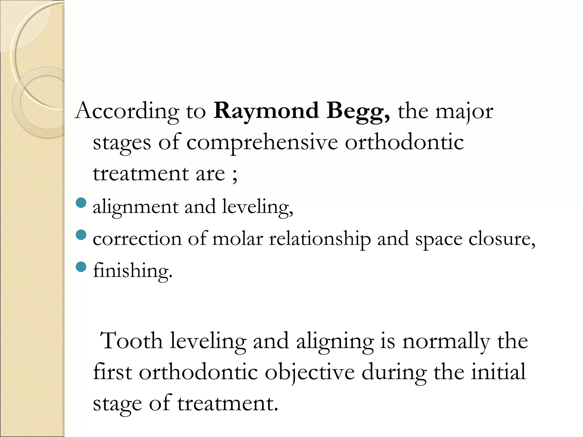 leveling and aligning in orthodontics | PPT