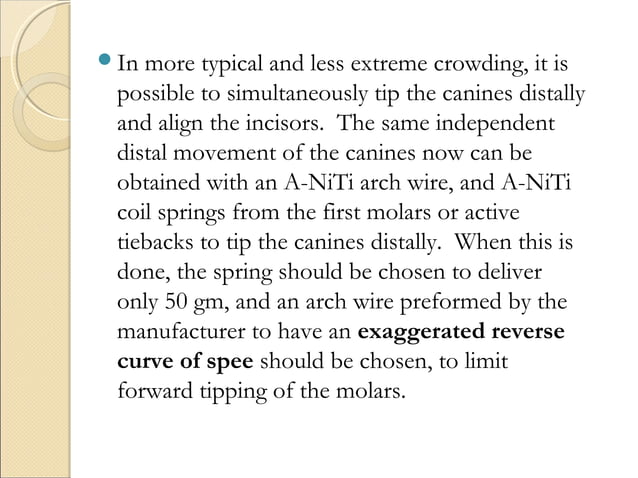 leveling and aligning in orthodontics | PPT