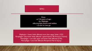 Single Event Multi Level Surgery for Cerebral Palsy | PPTX