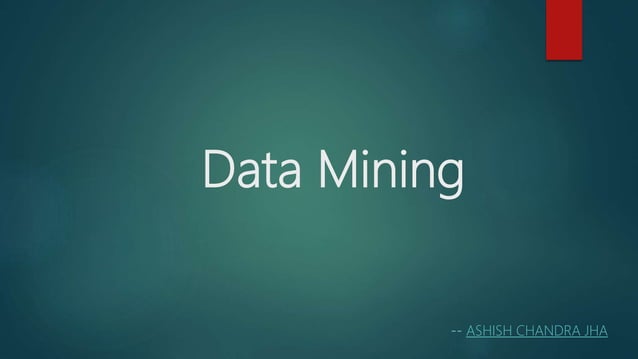 Data Mining Technique - SEMMA | PPTX