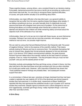 Semmelweis reflex 12 5-2013 | PDF