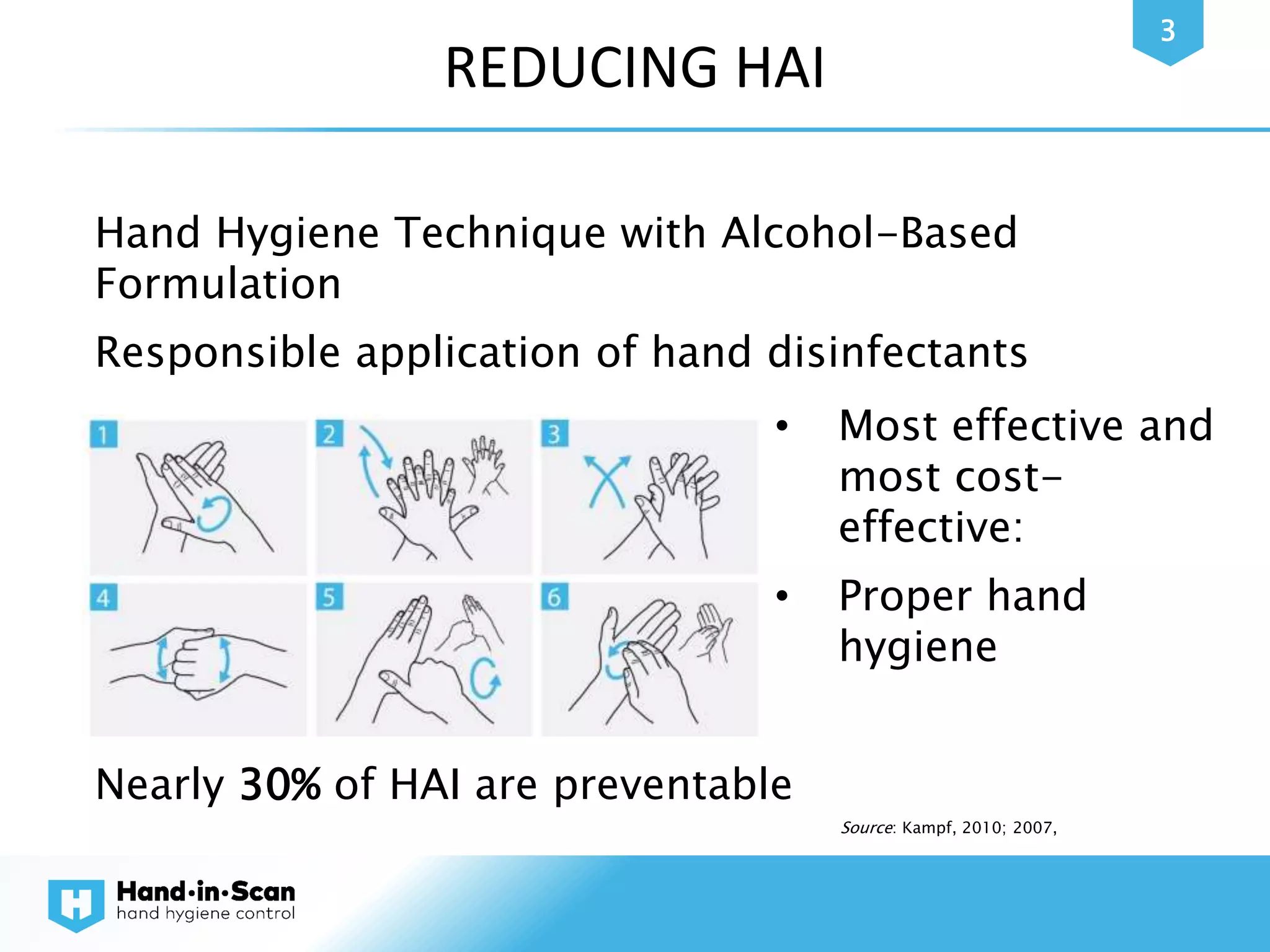 Semmelweis - hand hygiene scanner to prevent HAI infections | PPTX