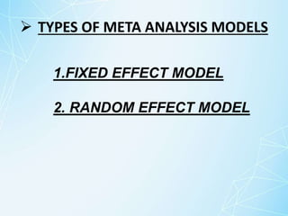 Meta analysis and spontaneous reporting | PPTX