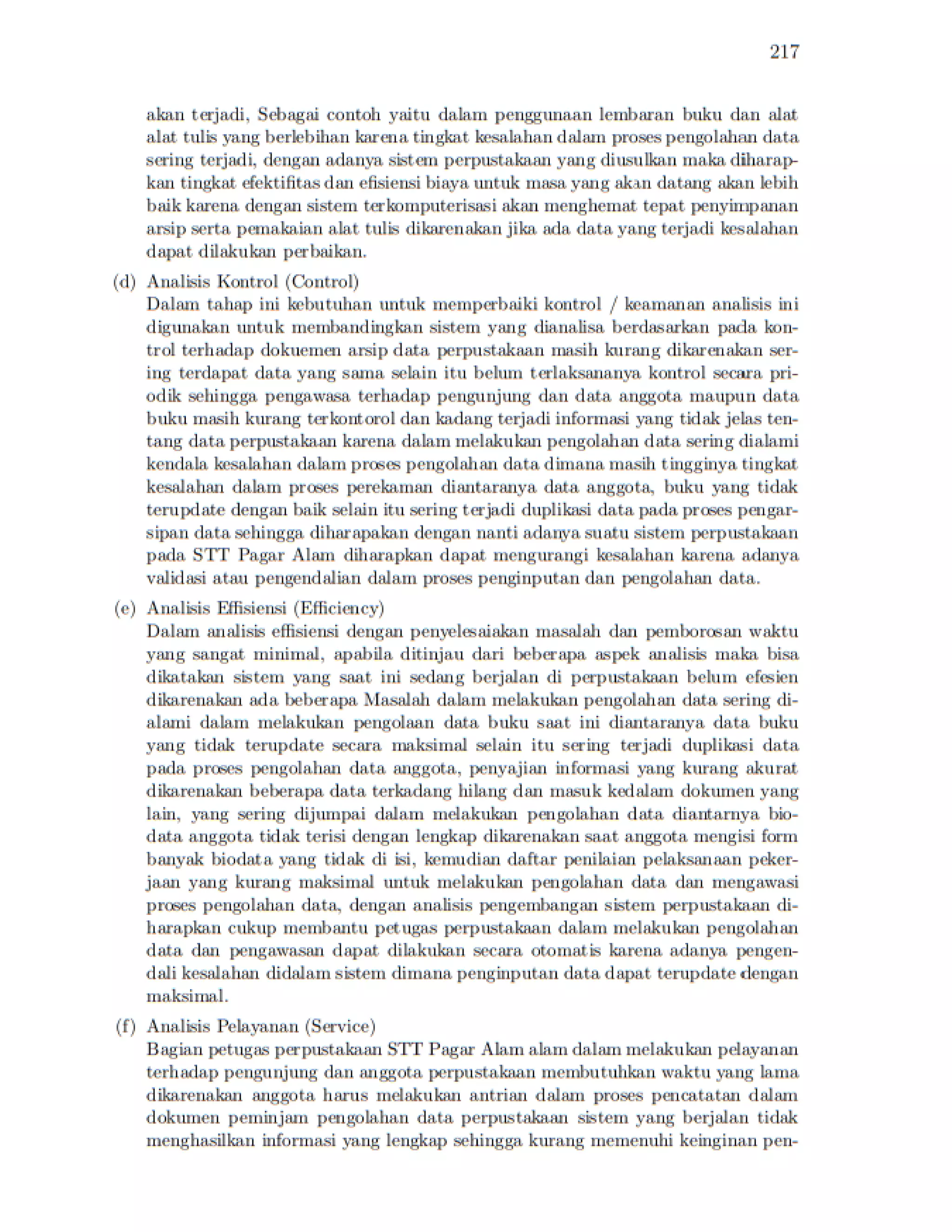 Analisis Perencanaan Sistem Perpustakaan Berbasis Teknologi Informasi (Studi Kasus STT Pagaralam ...