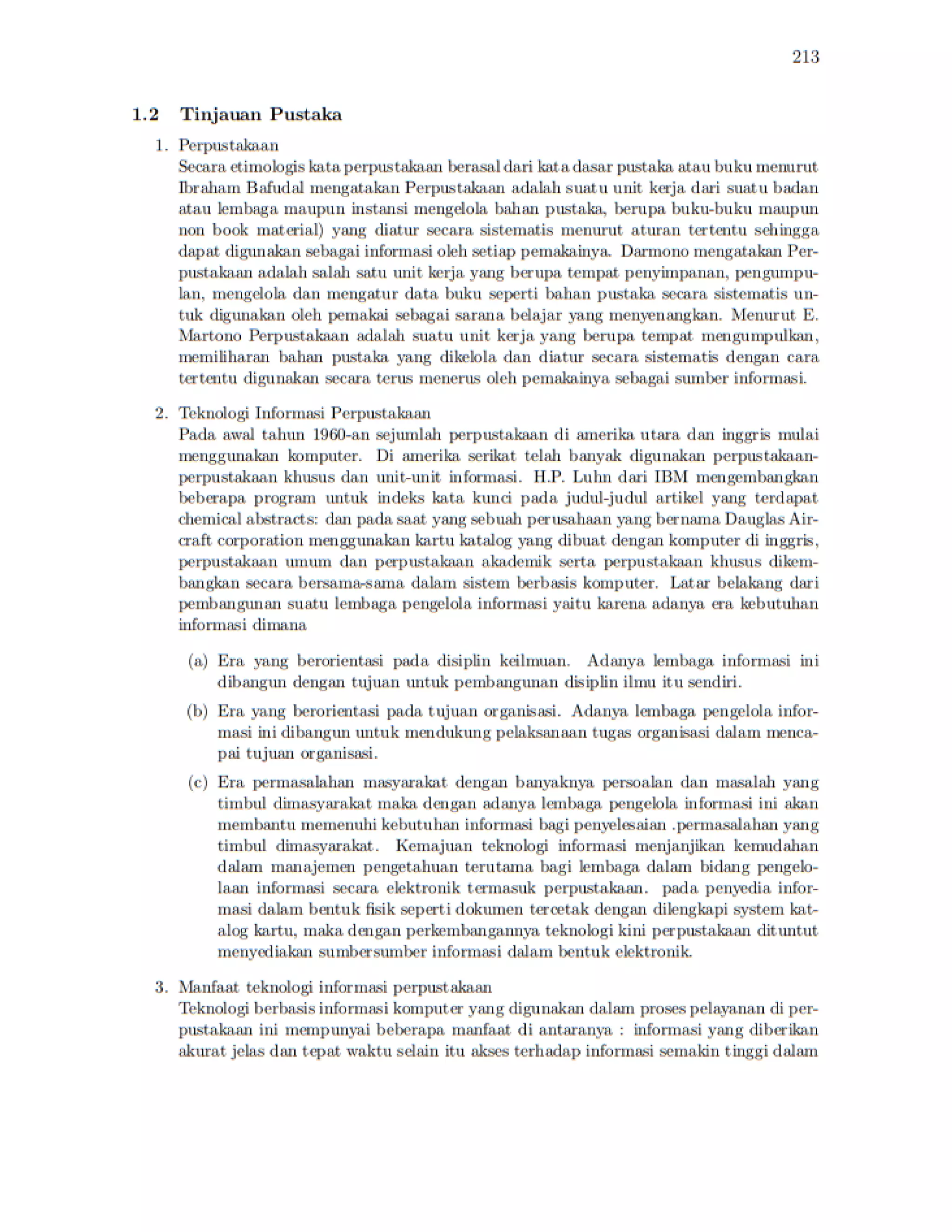 Analisis Perencanaan Sistem Perpustakaan Berbasis Teknologi Informasi (Studi Kasus STT Pagaralam ...