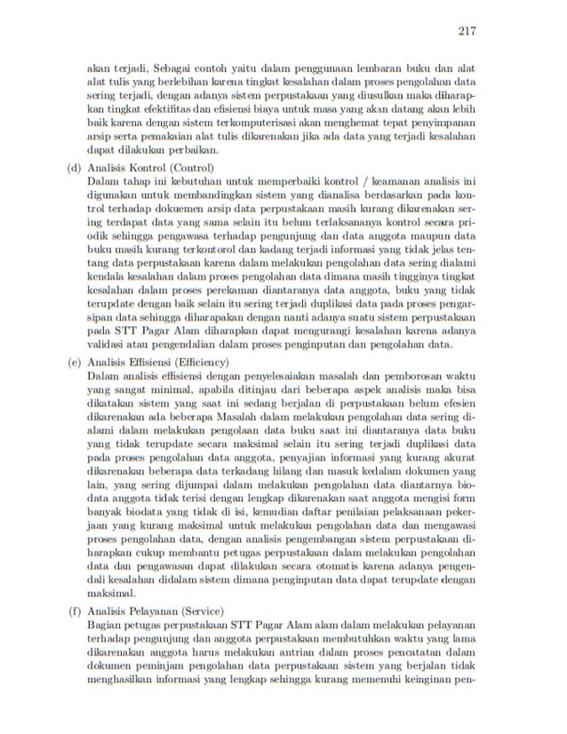 Analisis Perencanaan Sistem Perpustakaan Berbasis Teknologi Informasi (Studi Kasus STT Pagaralam ...