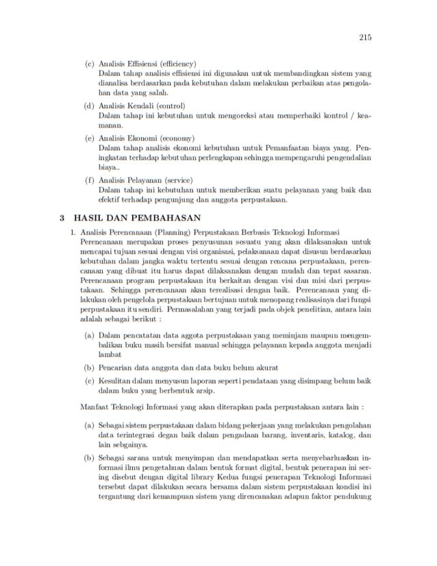 Analisis Perencanaan Sistem Perpustakaan Berbasis Teknologi Informasi (Studi Kasus STT Pagaralam ...
