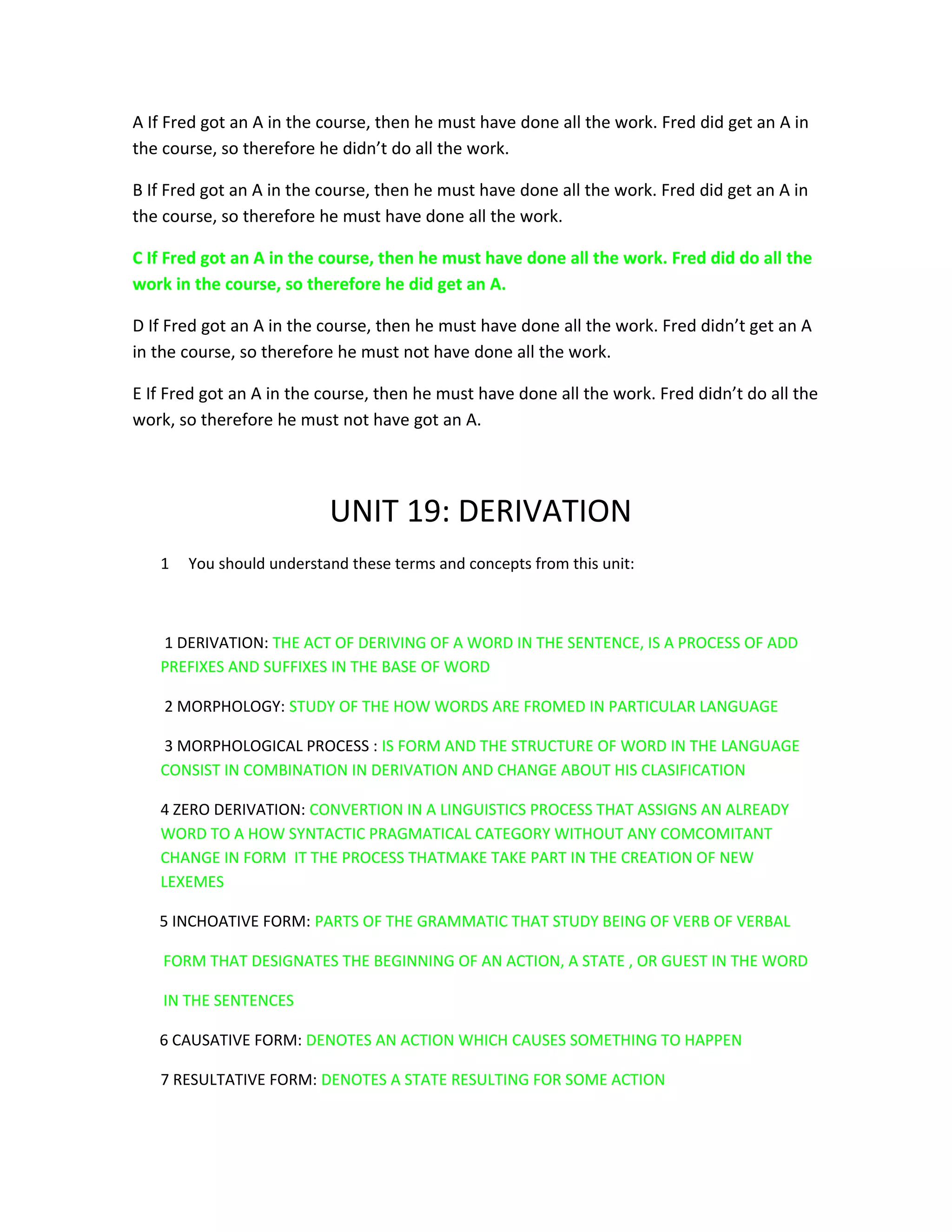 Semnatics unit 12 and 19 | DOC
