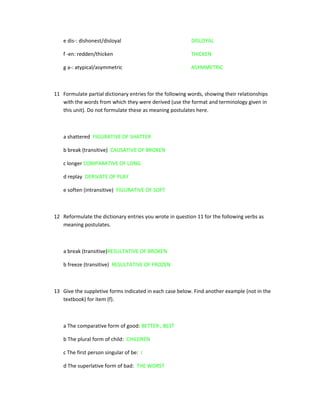 Semnatics unit 12 and 19 | DOC