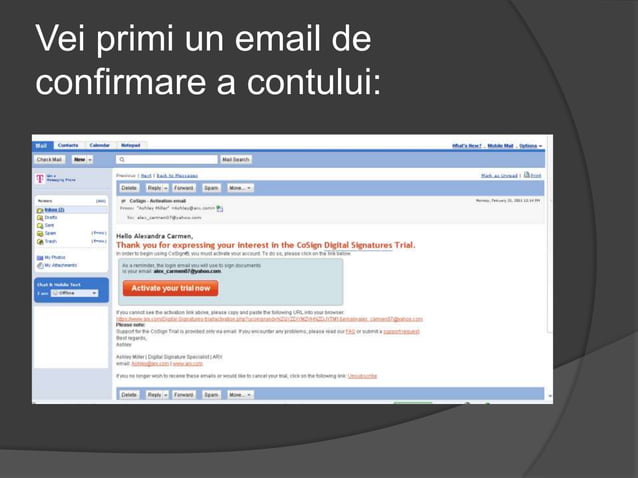 Semnatura digitala a unui document | PPT | Free Download