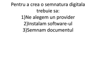 Semnaturi digitale | PPT