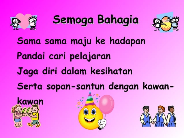 Semoga bahagia | PPT