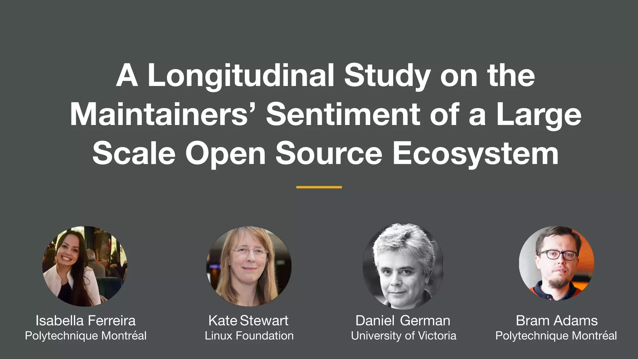 A Longitudinal Study on the Maintainers' Sentiment of a Large Scale Open Source Ecosystem | PDF ...