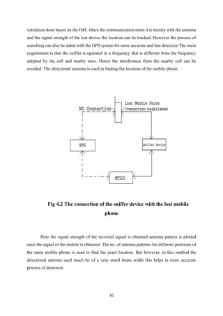 Sniffer for detecting lost mobiles - Technical Seminar | PDF