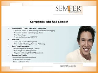Semper Presentation | PPT