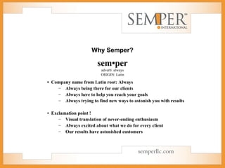 Semper Presentation | PPT