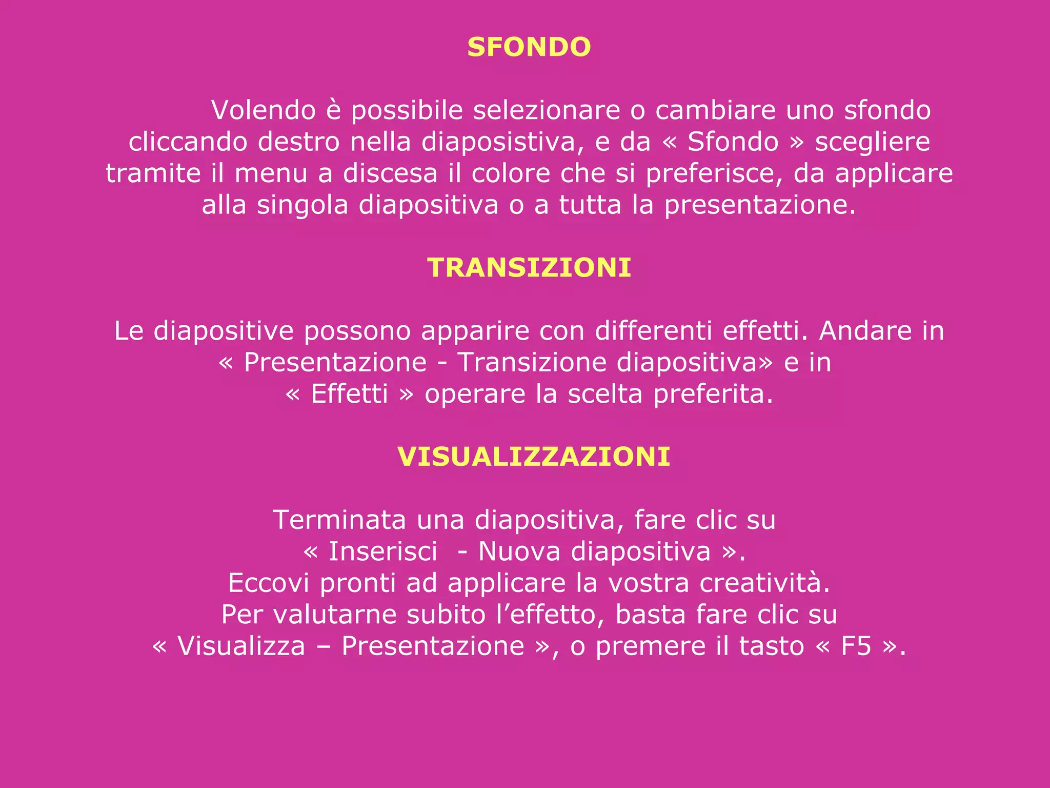 I passi per creare una presentazione in PowerPoint | PPS