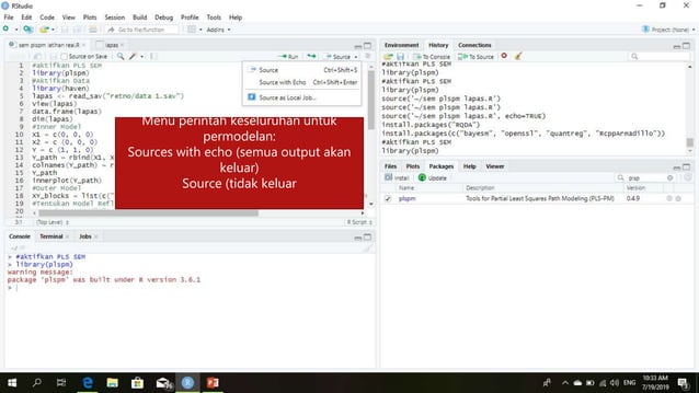 Sem PLS dengan PLSPM dalam R | PPT