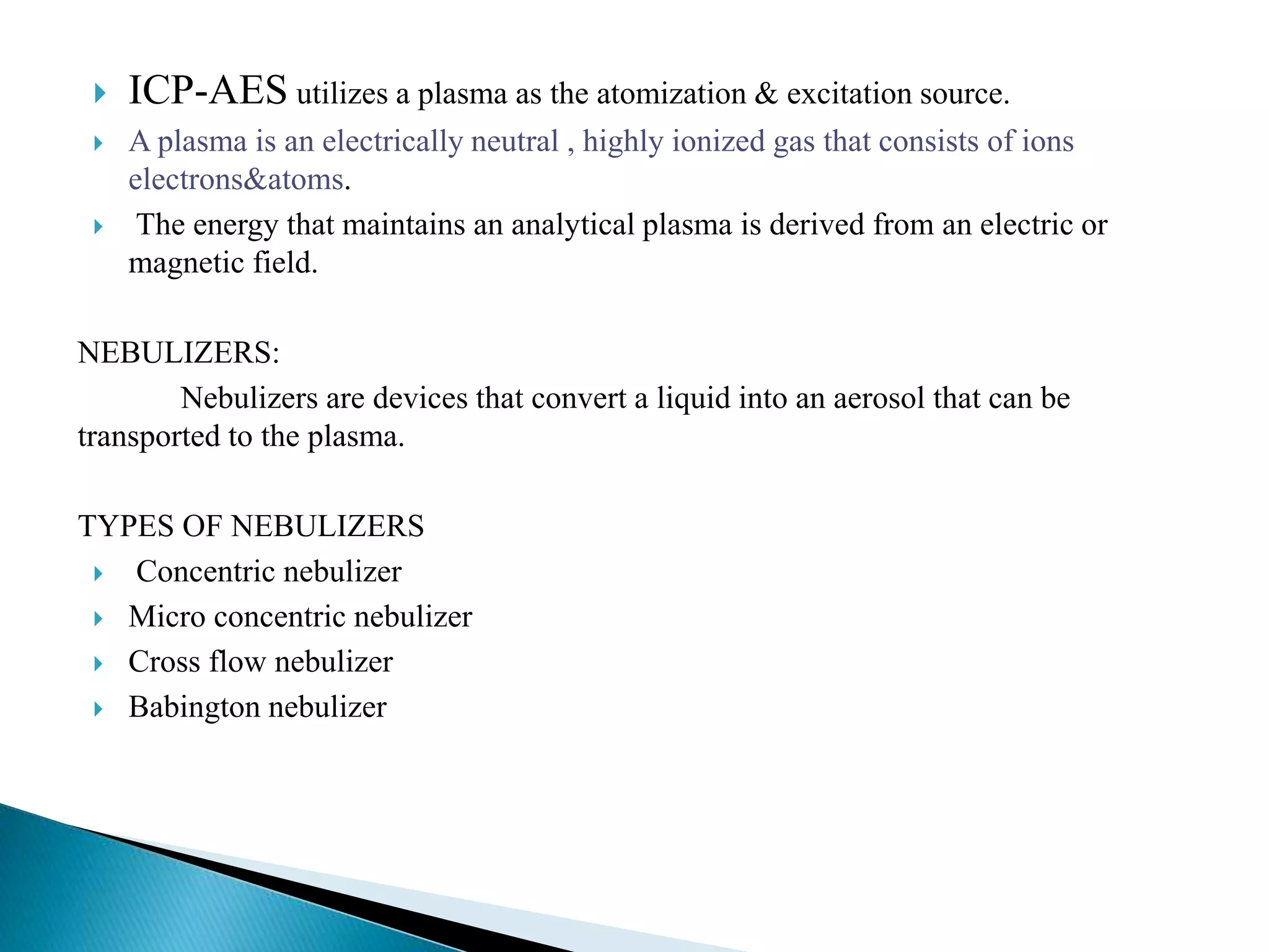 INDUCTIVELY COUPLED PLASMA -ATOMIC EMISSION SPECTROSCOPY | PPTX