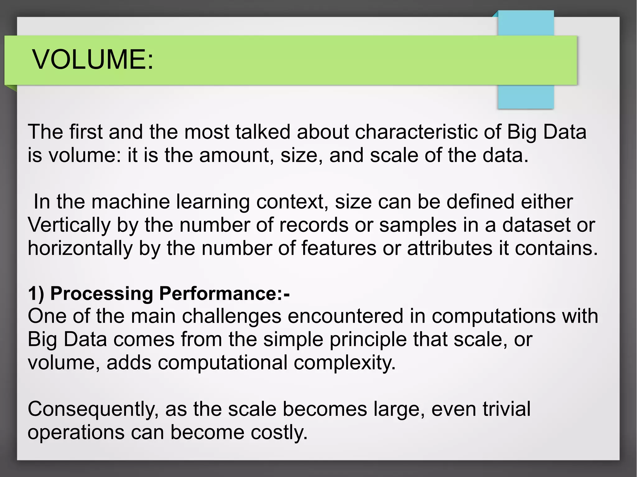 Machine learning with Big Data power point presentation | PPT
