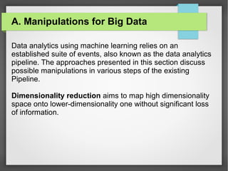Machine learning with Big Data power point presentation | PPT
