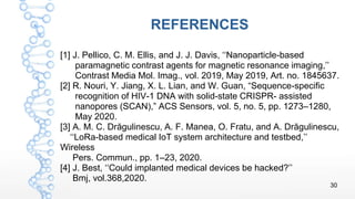 NANO BIOSENSORS AND INTERNET OF NANO THINGS (2022) | PPT