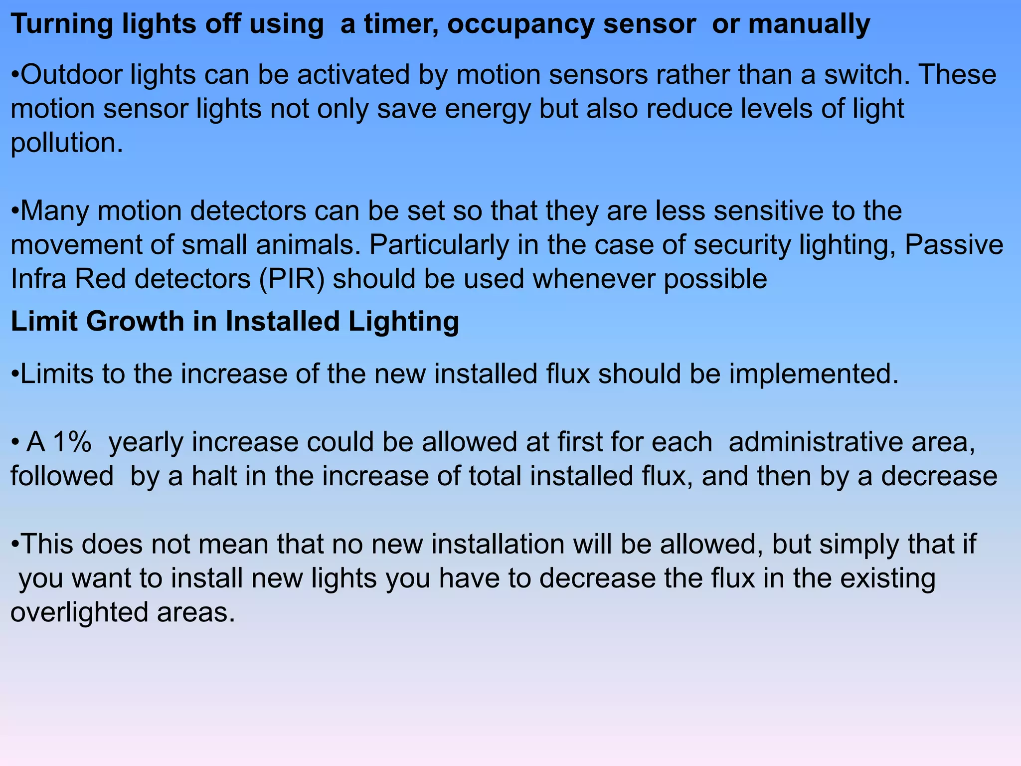 Light pollution:A detailed study on effects of Artificial Lights At ...