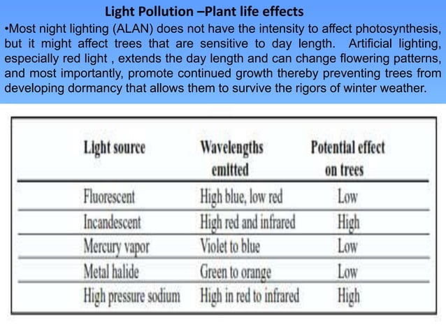 Light pollution:A detailed study on effects of Artificial Lights At ...
