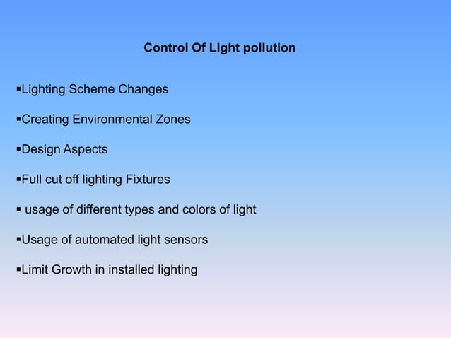 Light pollution:A detailed study on effects of Artificial Lights At Night | PPTX | Endocrine and ...