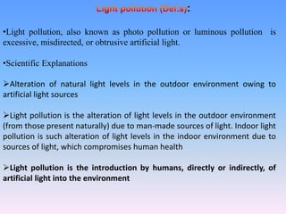 Effects Of Light Pollution On Human Health
