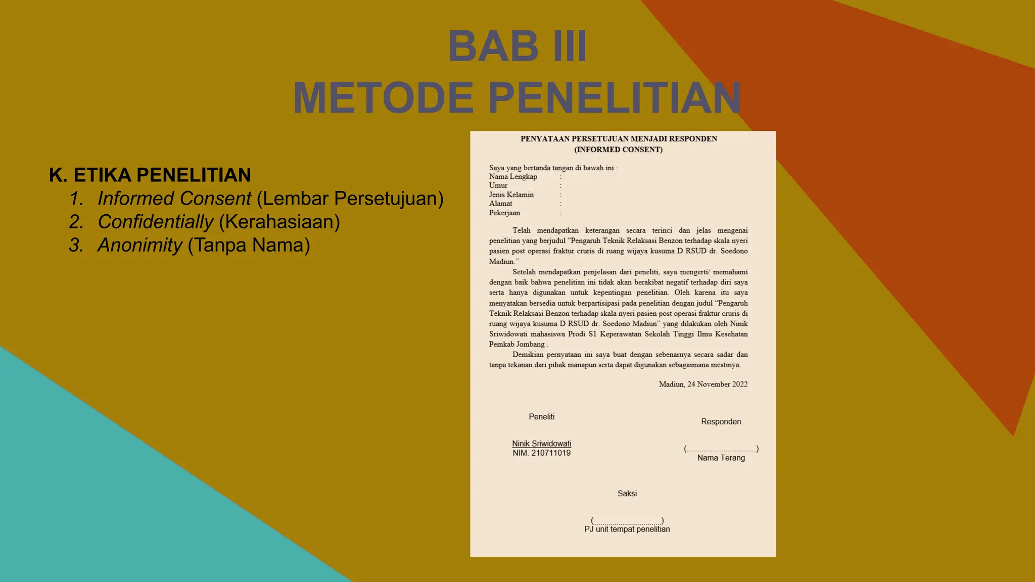 contoh tampilan ppt untuk sidang skripsi | PPTX