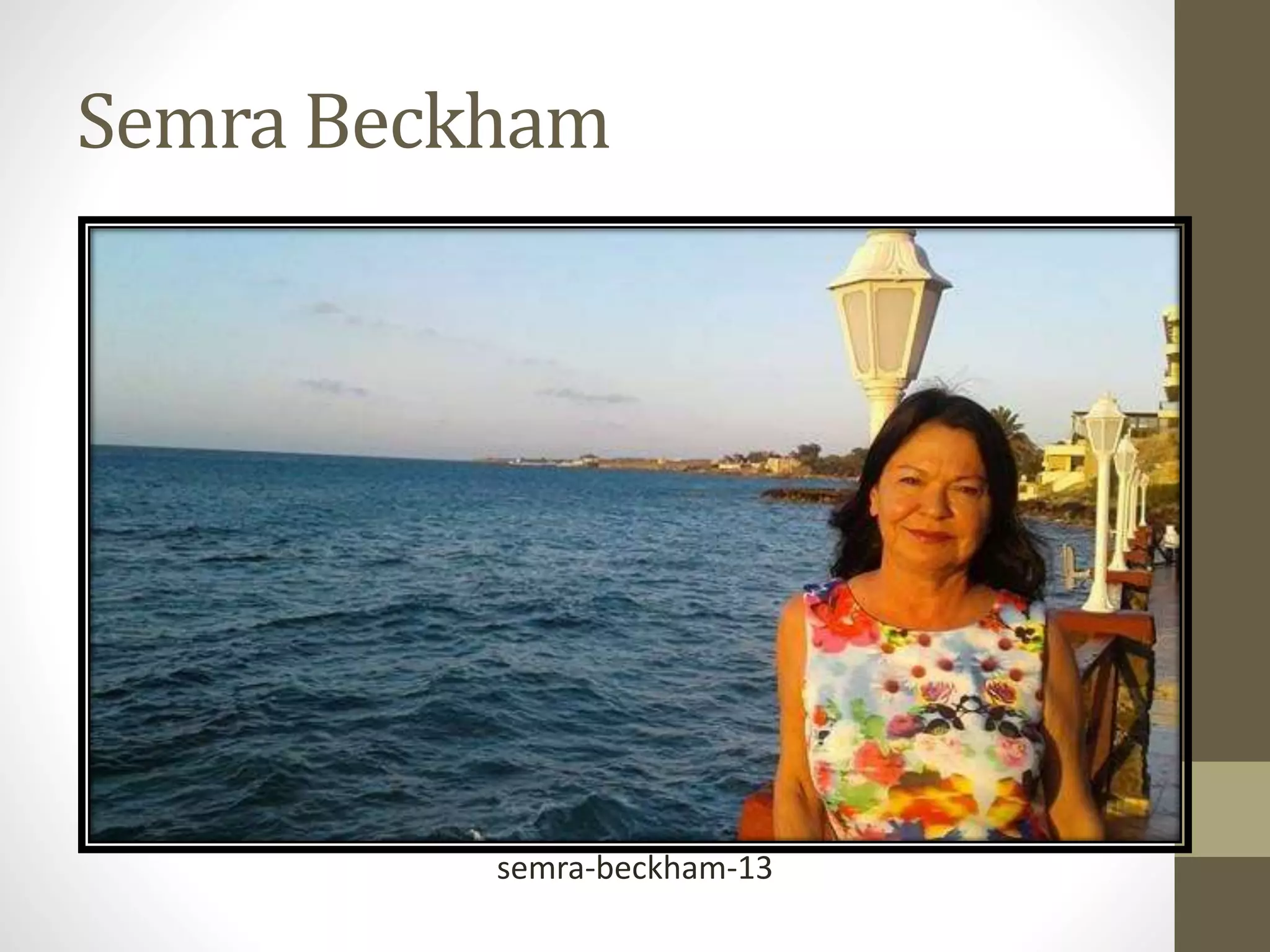 Semra Beckham Photo Album | PPTX