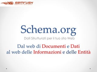 Uso di Schema.org per il tuo sito web | PPT