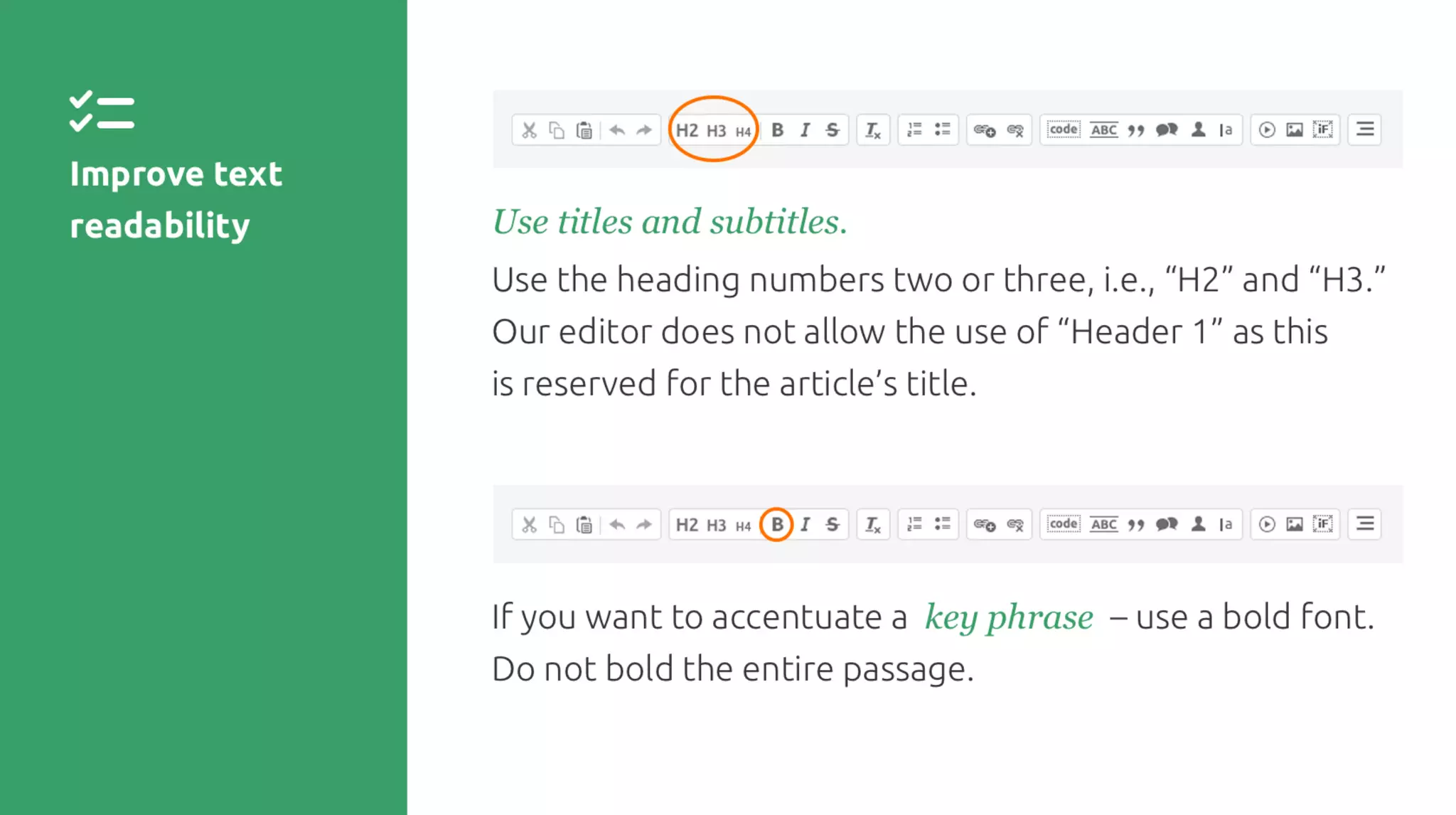 SEMrush blog design guidelines | PDF