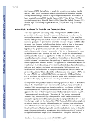 Sem sample size | PDF