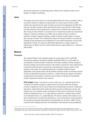 Sem sample size | PDF