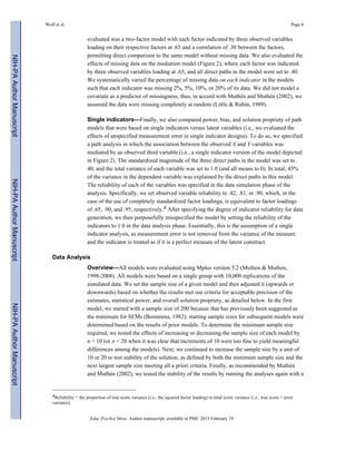 Sem sample size | PDF