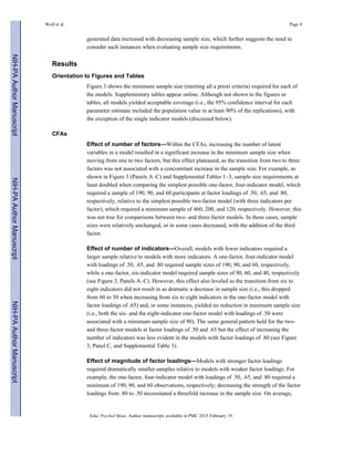 Sem sample size | PDF