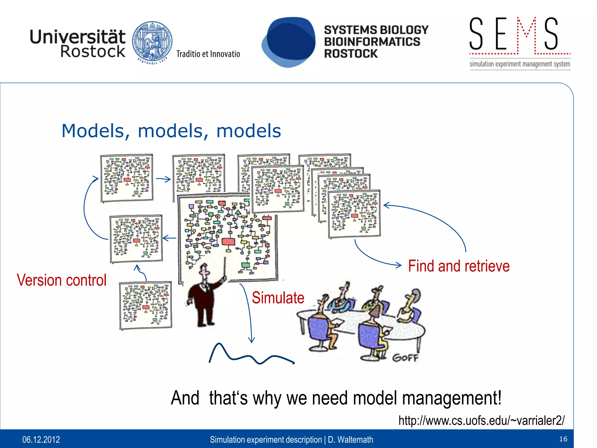 Simulation experiment descriptions and management | PDF
