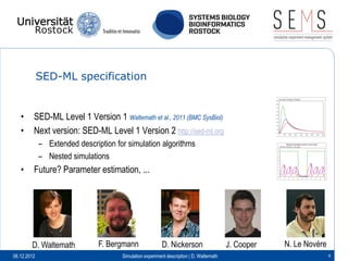 Simulation experiment descriptions and management | PDF