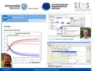 Simulation experiment descriptions and management | PDF