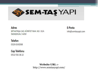 SEM-TAŞ YAPI | PPTX