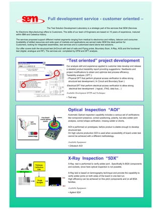 SEM Test Development Center | PDF