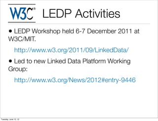 SemTechBiz 2012 Panel on Linking Enterprise Data | PPT