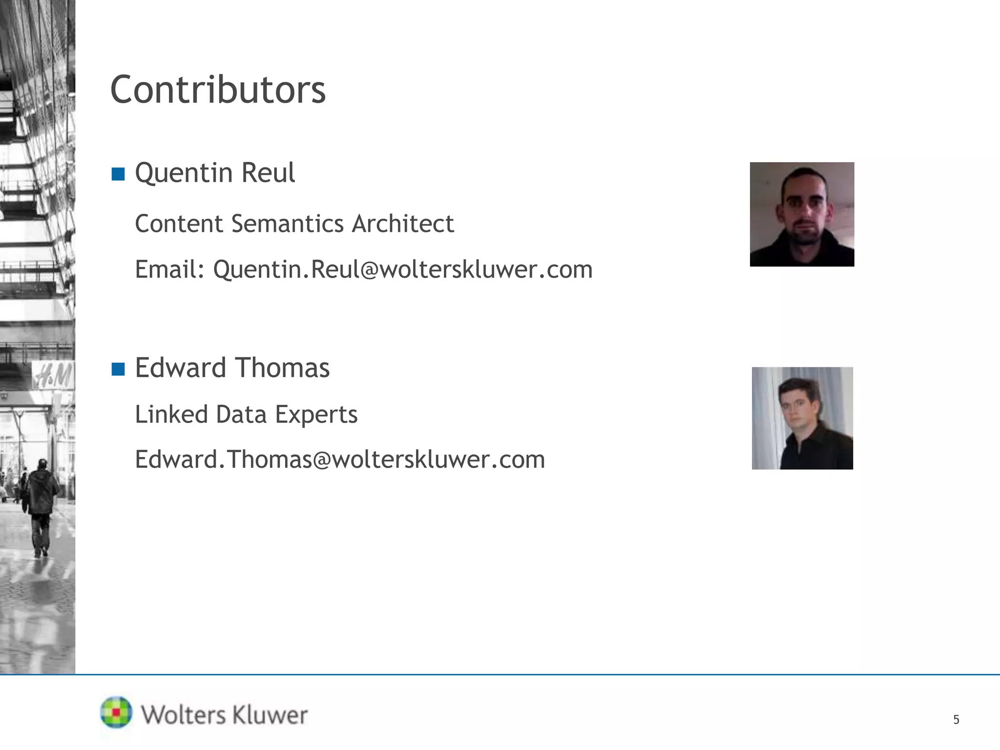 Integration of Legal Content at Wolters Kluwer | PPT